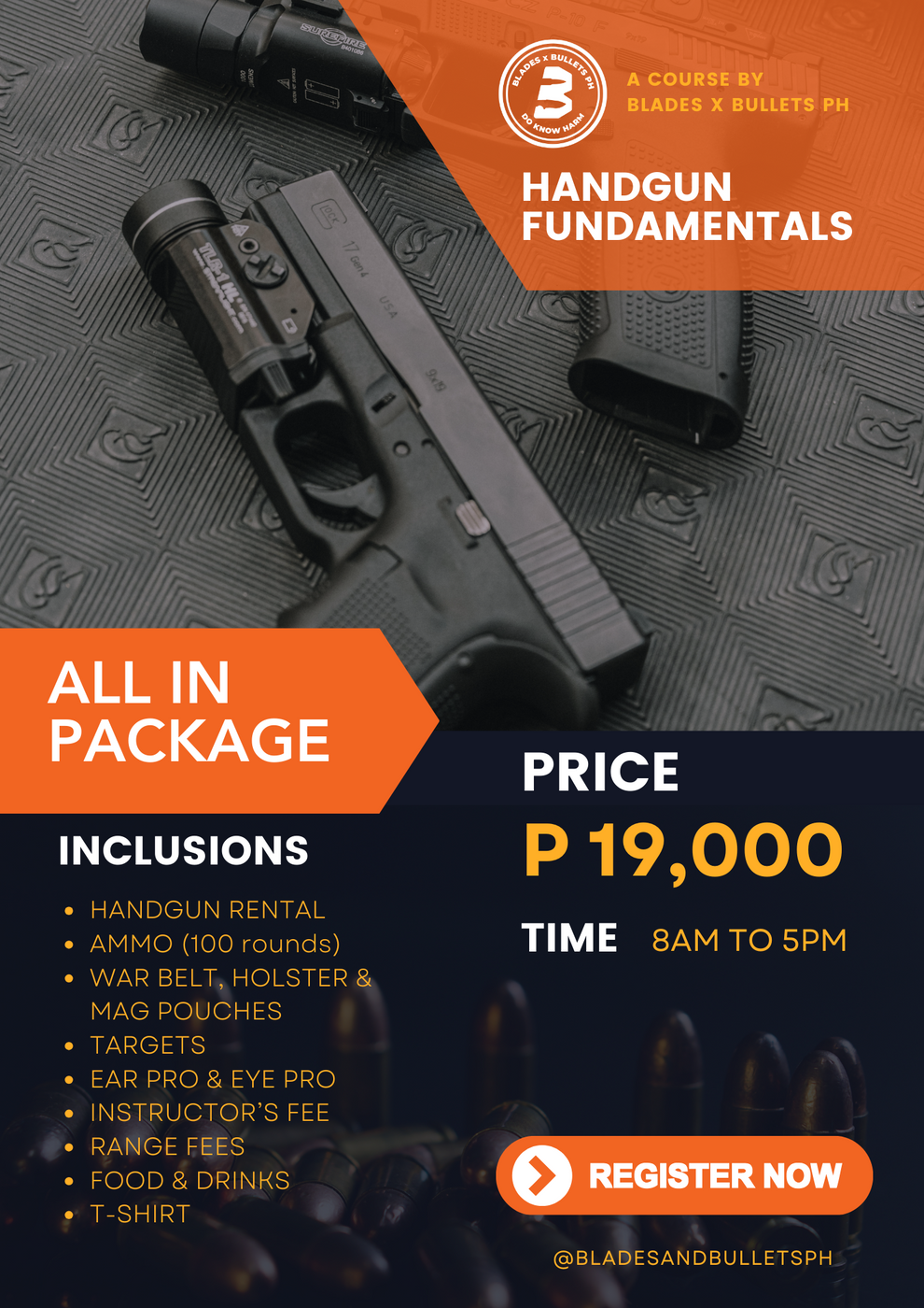 Handgun Fundamentals – Blades x Bullets PH