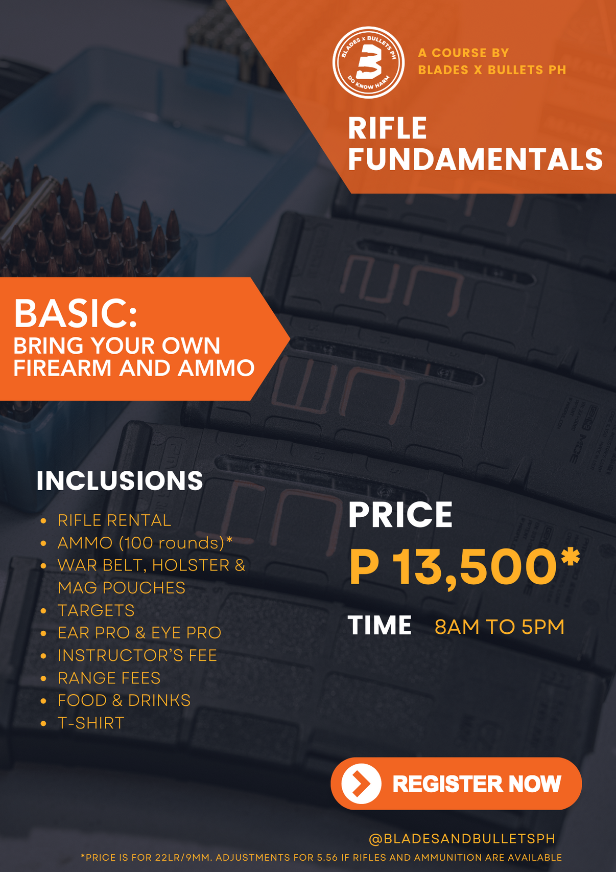 Rifle Fundamentals – Blades x Bullets PH