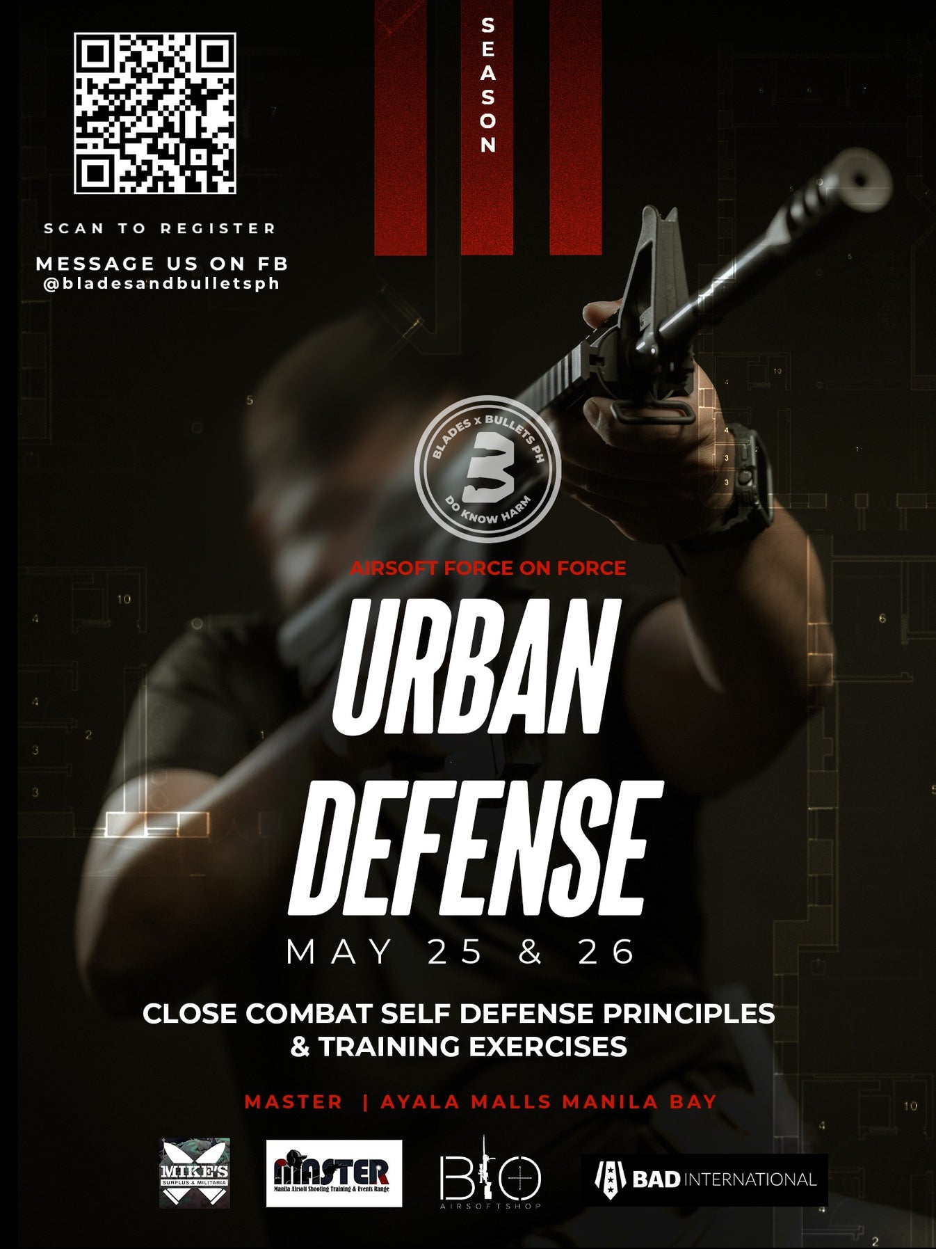 Urban Defense – Blades x Bullets PH