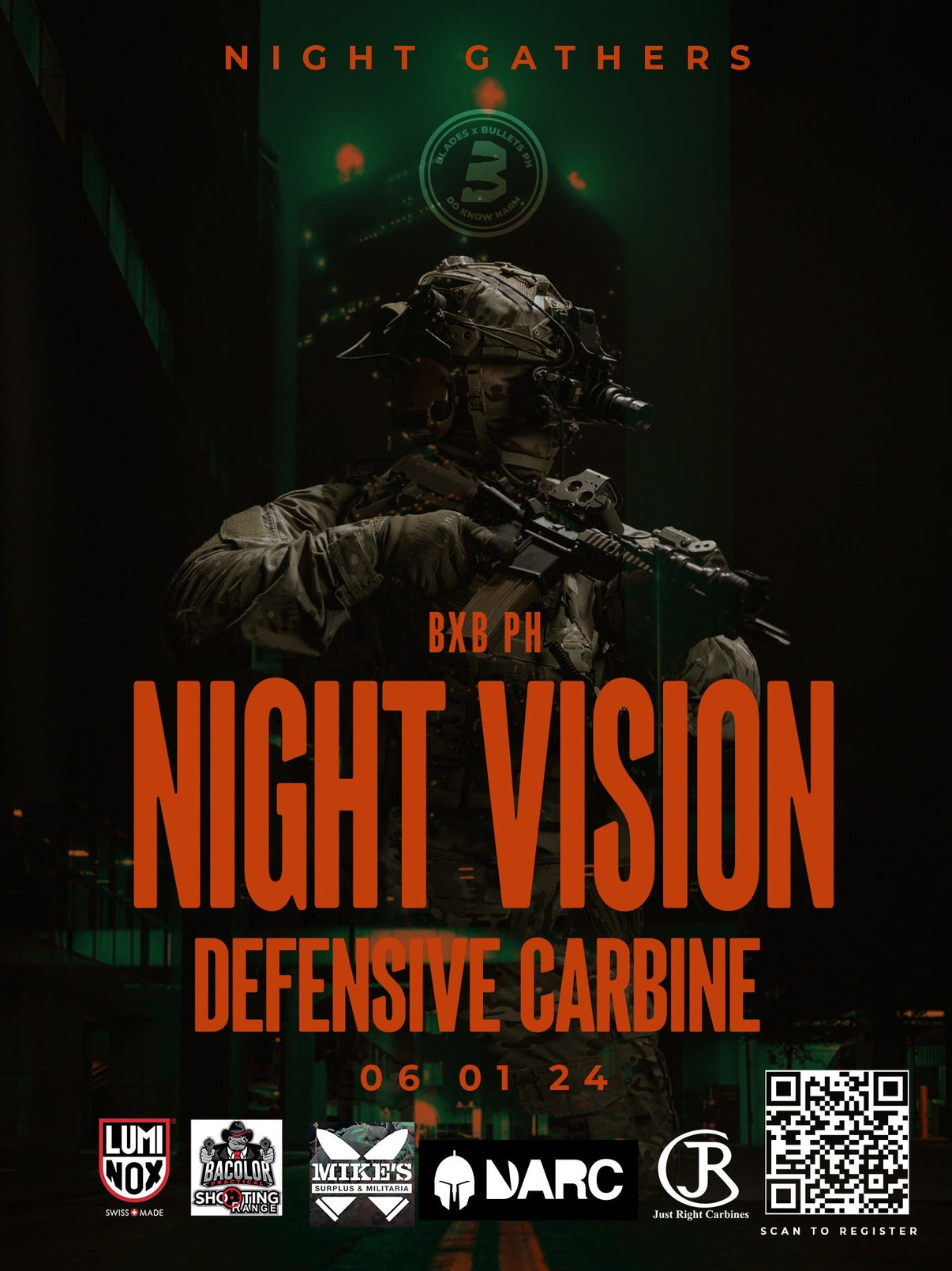 Night Vision Defensive Carbine – Blades x Bullets PH