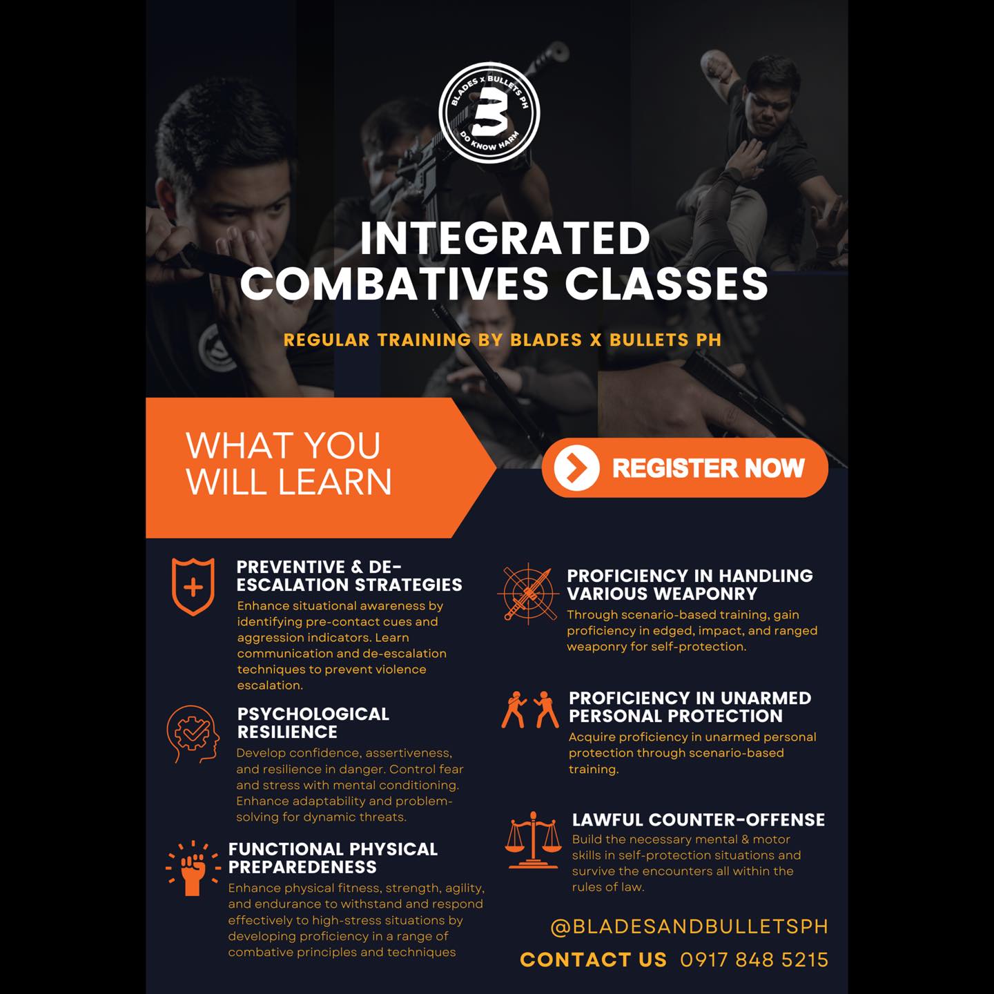 Courses – Blades x Bullets PH